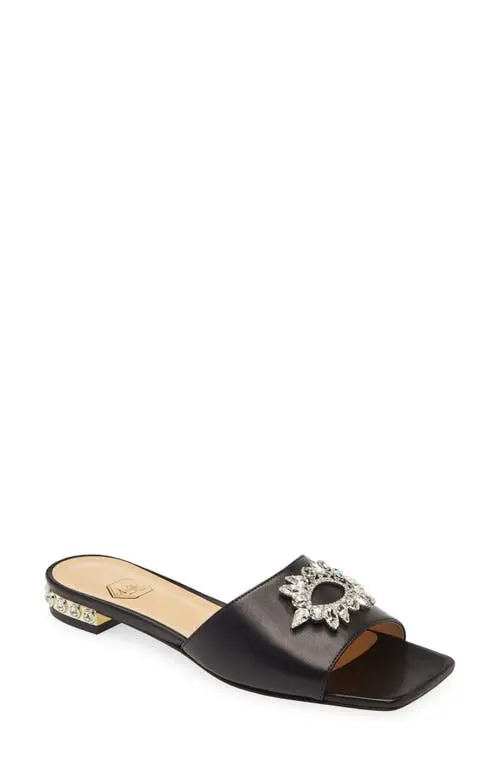 NALEBE Aurum Embellished Slide Sandal