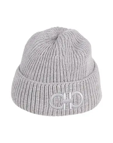 FERRAGAMO Wool Beanie - Grey