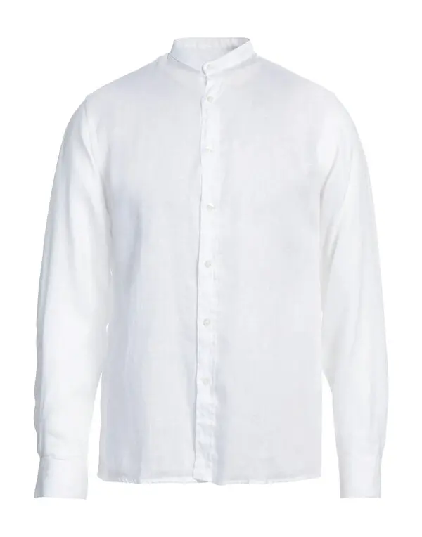 LIU •JO MAN Shirt Size Linen - White