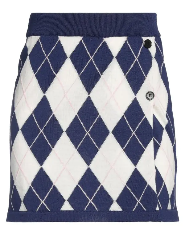 MSGM Mini Flared Skirt - Navy