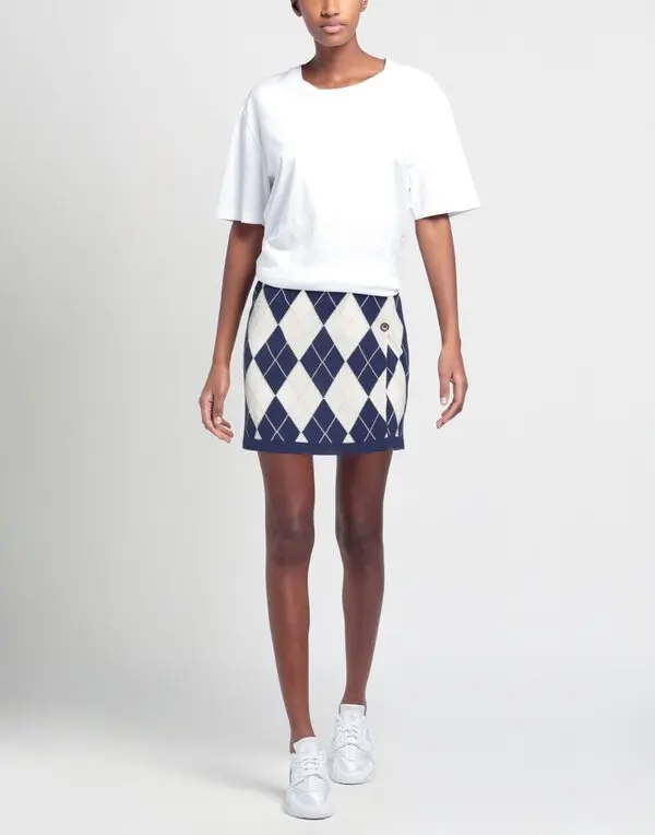 MSGM Mini Flared Skirt - Navy