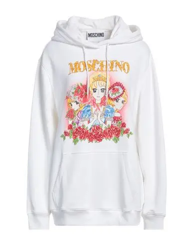 Moschino Cotton French Terry Hoodie With Graphic Print