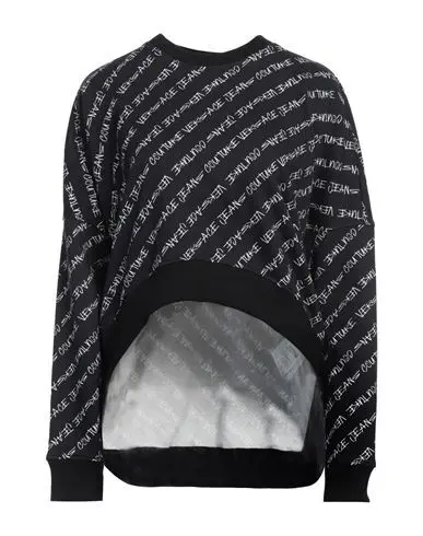 Versace Cotton-elastane Sweatshirt With Logo Print