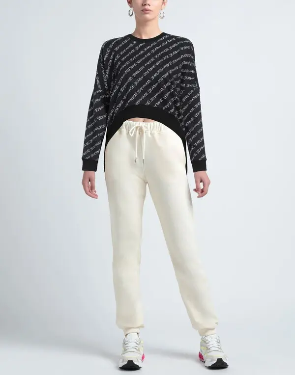 Versace Cotton-elastane Sweatshirt With Logo Print
