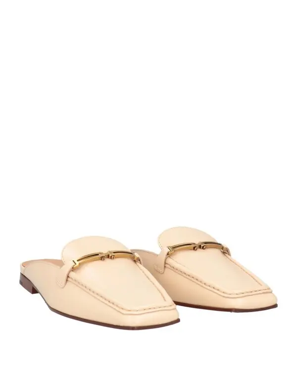 TOD'S Leather Embellished Mules - Pink