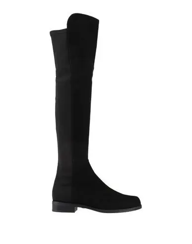 STUART WEITZMAN Boots In Leather And Textile Fibers - Black