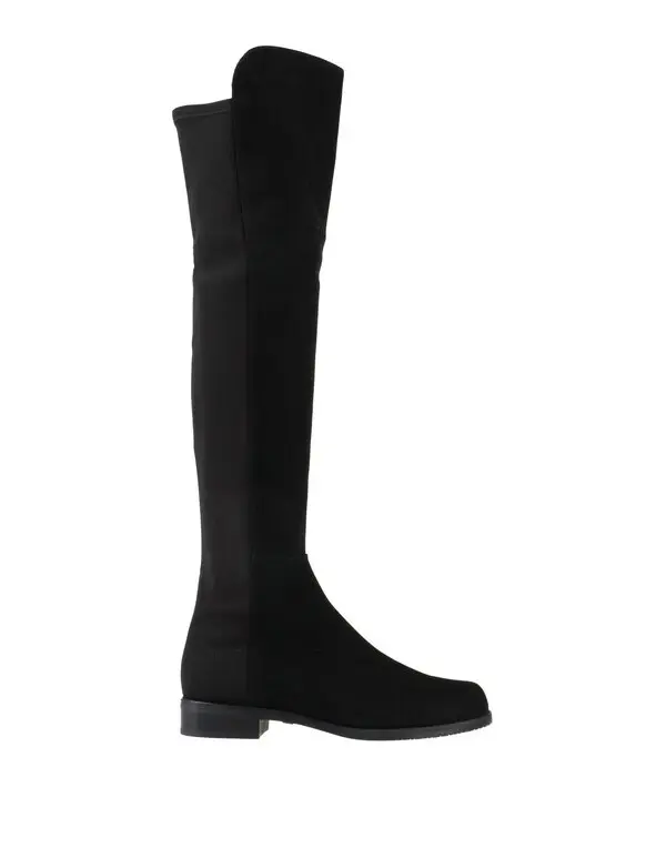 STUART WEITZMAN Boots In Leather And Textile Fibers - Black