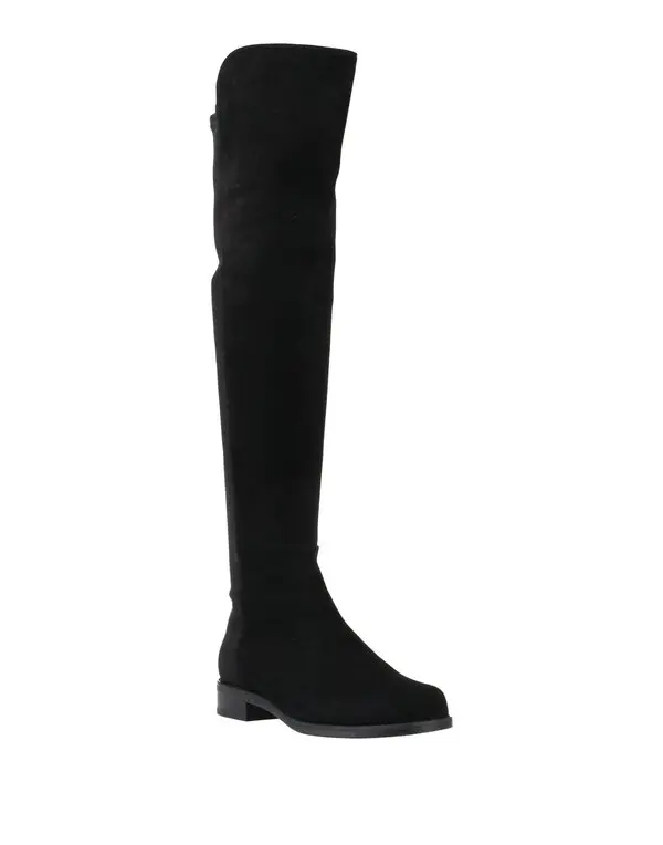STUART WEITZMAN Boots In Leather And Textile Fibers - Black