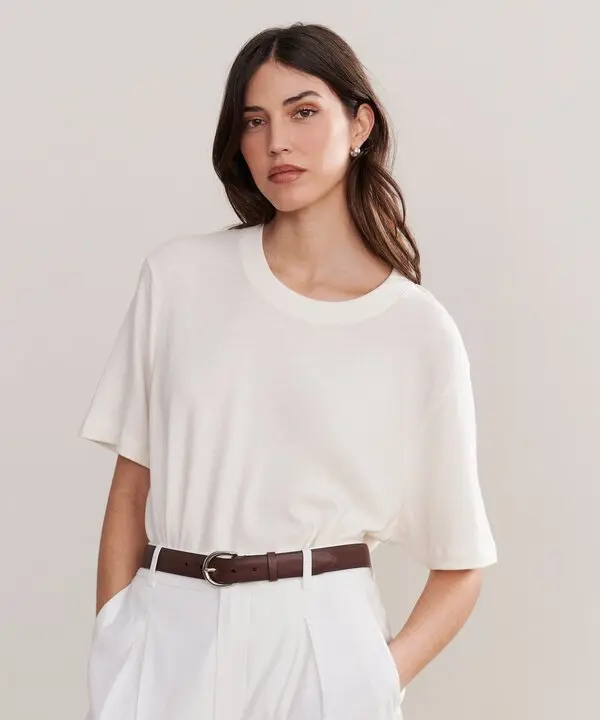 Jenni Kayne Classic Leather Belt - Multicolor,chocolate