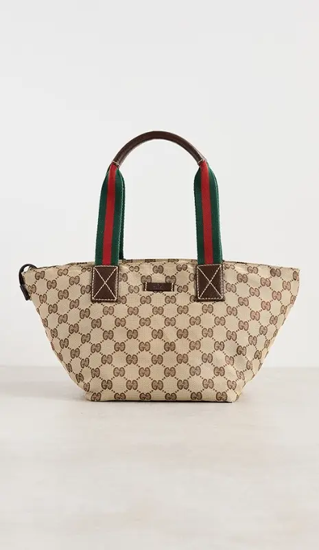 Shopbop Gucci Sherry Line Web Tote Bag, Gg Canvas