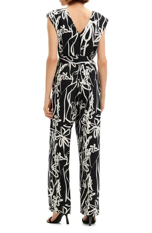 Desigual Floral Wide-leg Jumpsuit