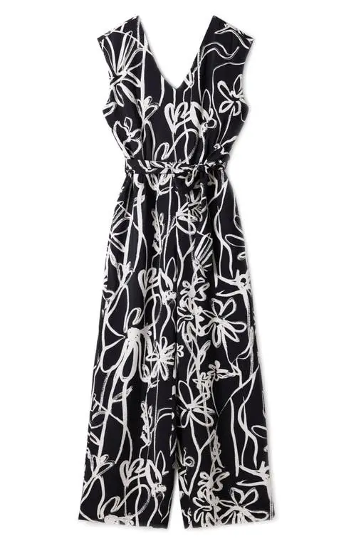 Desigual Floral Wide-leg Jumpsuit