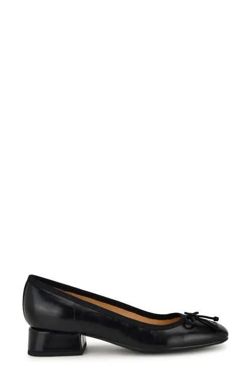 Nine West Saruh Pump - Black Leather