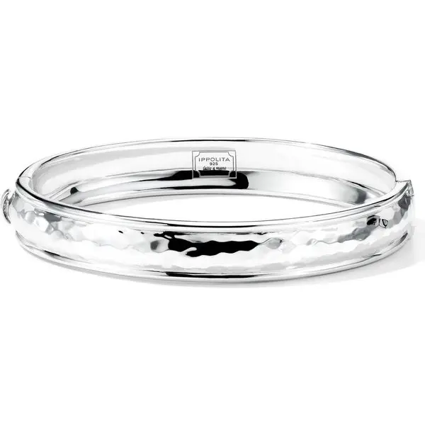 Ippolita Classico Goddess Thin Hinged Bangle - Silver