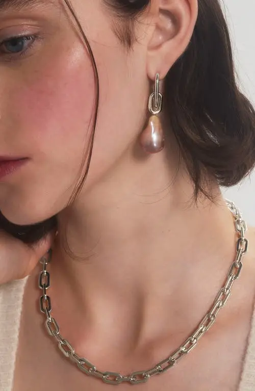 Lady Grey Octagon Chain Necklace