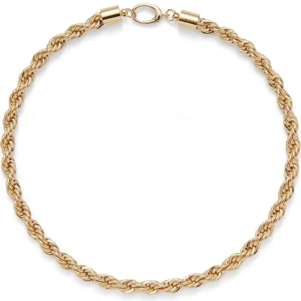 Lady Grey Xl Rope Chain Necklace - Gold