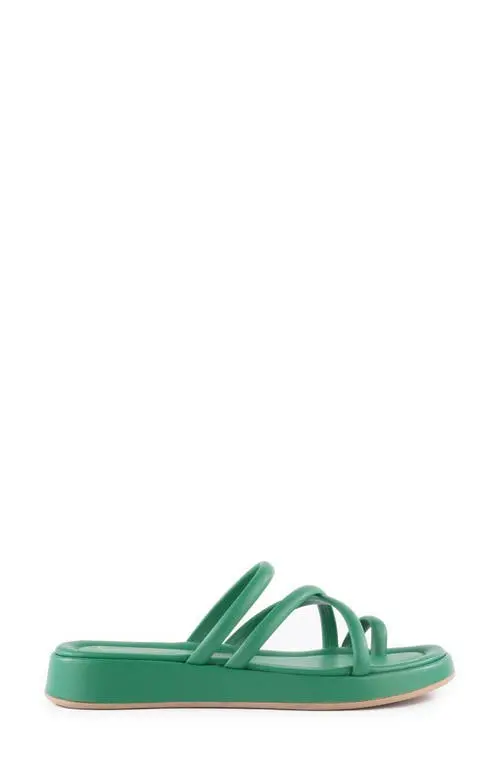 Seychelles Platform Wedge Slide Sandal - Green