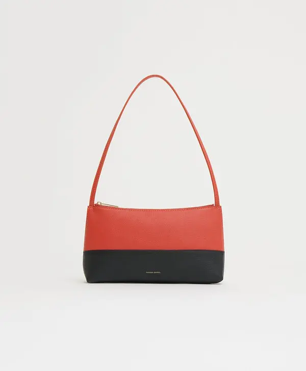 MANSUR GAVRIEL Gaia Shoulder Bag - Pomodoro/black