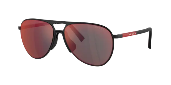 Prada Sunglasses - Dark Grey Mirror Blue,red