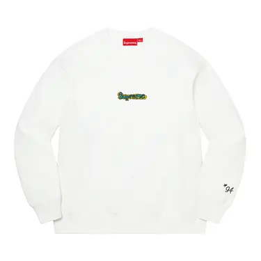 Supreme Gonz Logo Crewneck - White