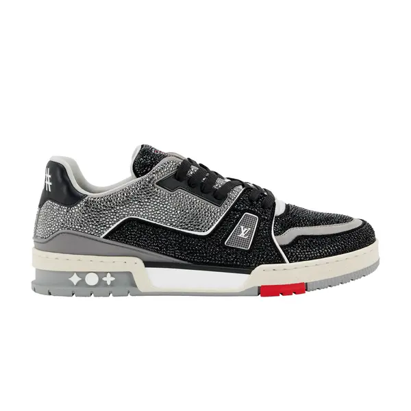 LOUIS VUITTON Trainer With Rhinestone Embellishments - Black