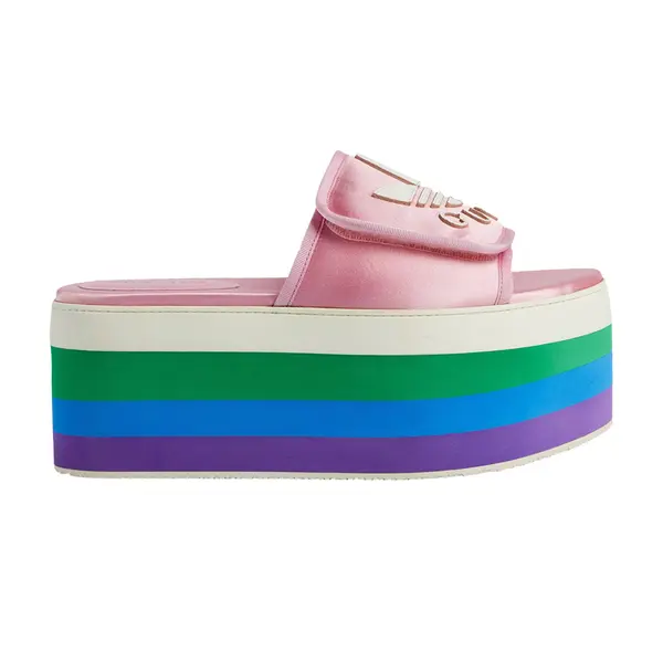 Gucci Adidas X Platform Sandal - Pink