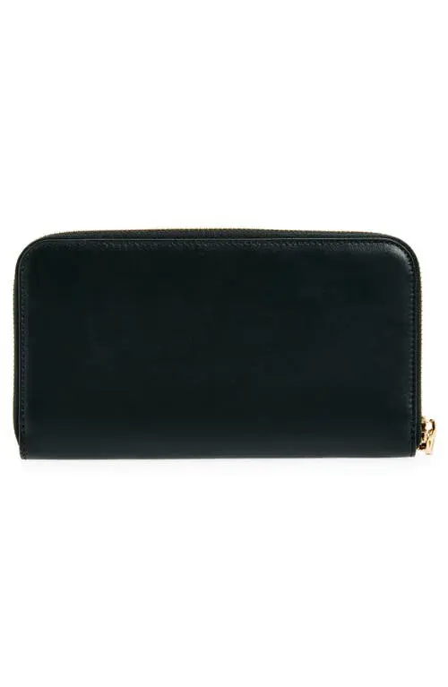 FERRAGAMO Hot Stamp Leather Continental Wallet
