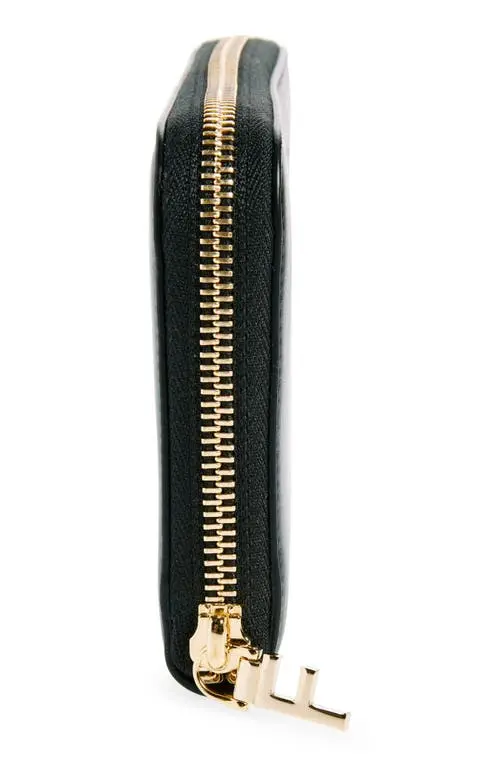 FERRAGAMO Hot Stamp Leather Continental Wallet