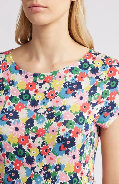 Boden Amelie Floral Jersey Dress In Paintbox Ditsy - 45% Off | Editorialist