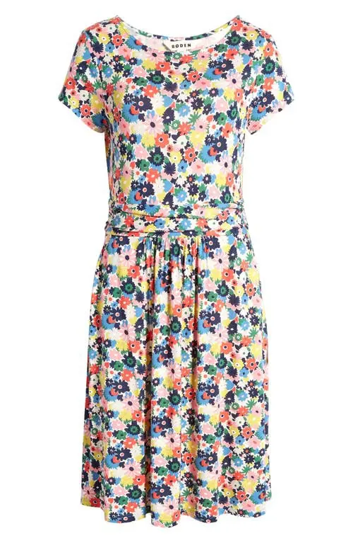 Boden Amelie Floral Jersey Dress In Paintbox Ditsy - 45% Off | Editorialist