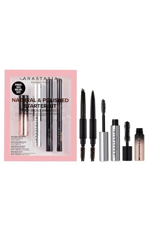 ANASTASIA BEVERLY HILLS Natural & Polished Travel & Lash Starter Set - Medium Brown