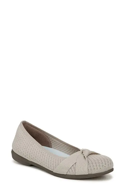 LIFESTRIDE Bzees Kissed Knit Ballerina Flat - Beige