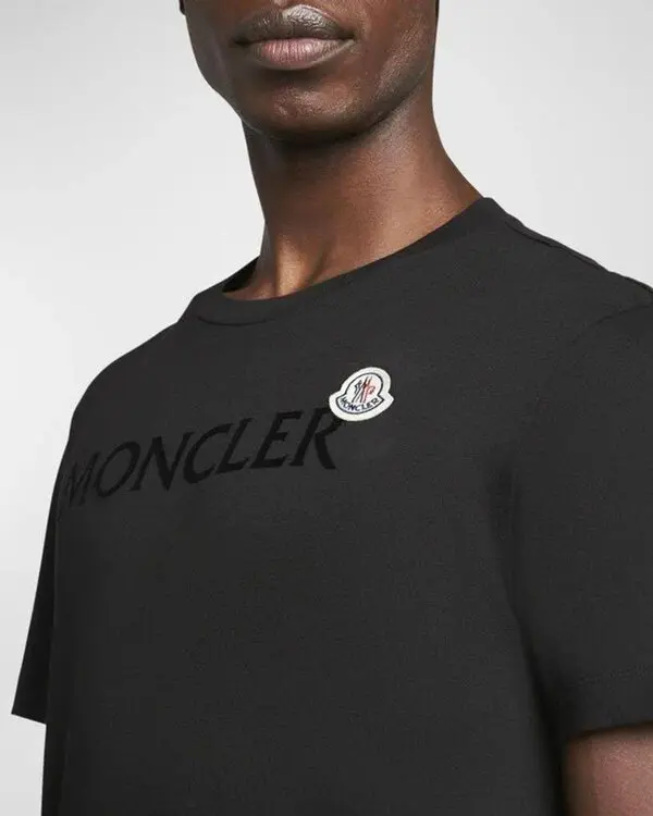 Moncler Apos;s Logo T-shirt - Black