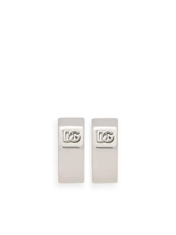 Dolce & Gabbana Dg Logo Earrings - Silver