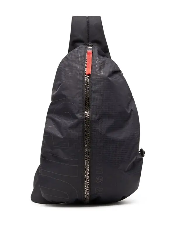DIESEL® Zip-detailed Sling Backpack - Black