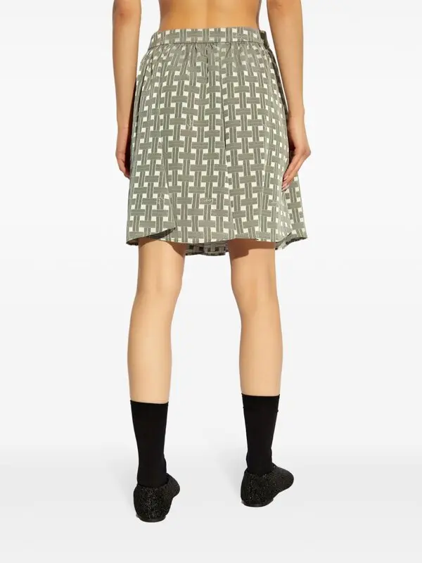 Kenzo Plaid Mini Skirt