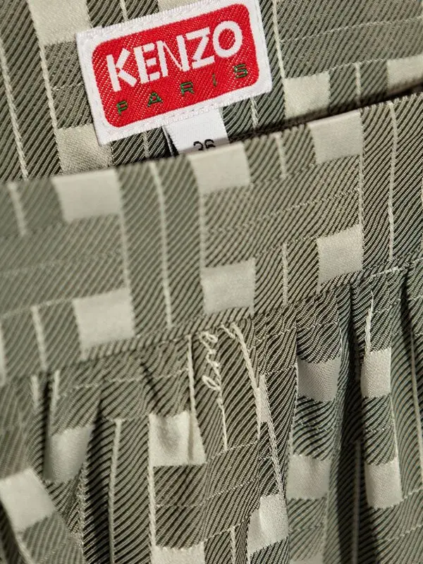 Kenzo Plaid Mini Skirt