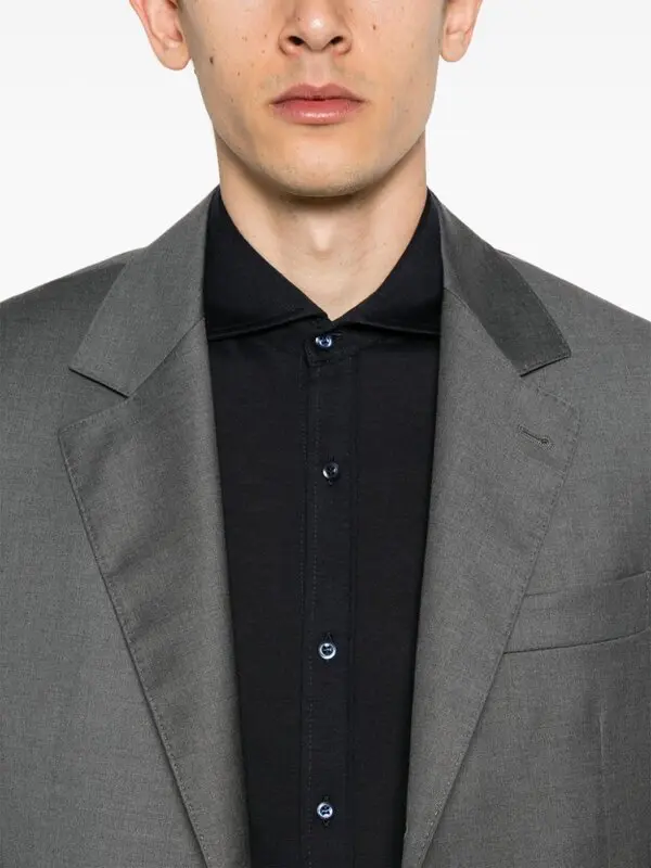 Brunello Cucinelli Spread-collar Jersey Shirt