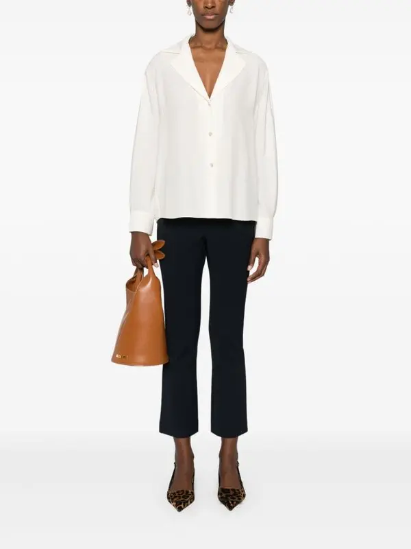 Vince Semi-sheer Silk Shirt