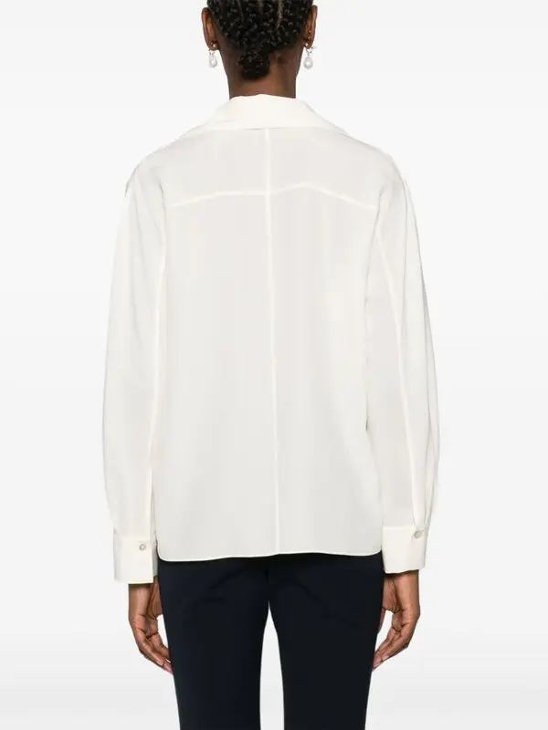 Vince Semi-sheer Silk Shirt