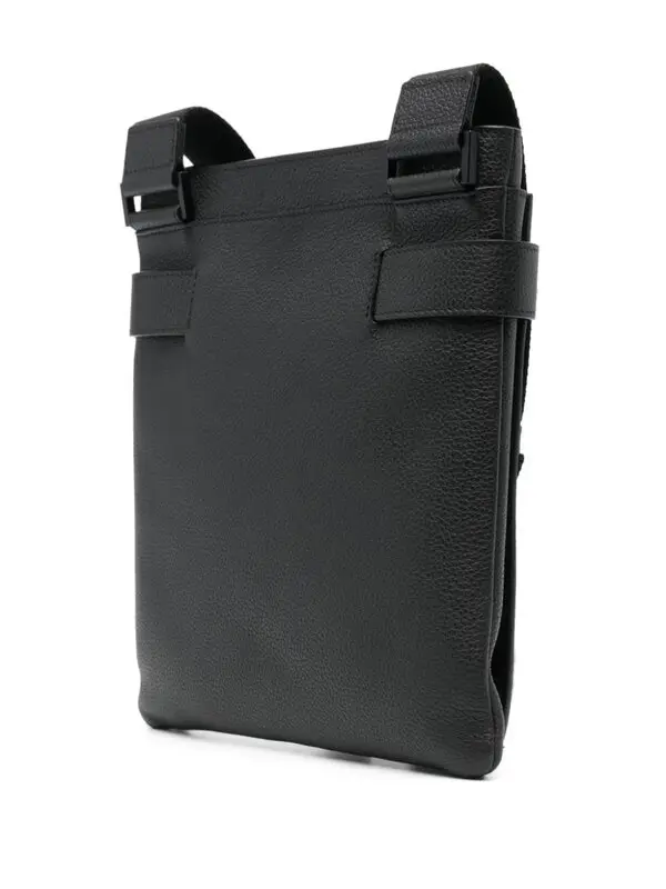 FERRAGAMO Gancini-lock Leather Messenger Bag