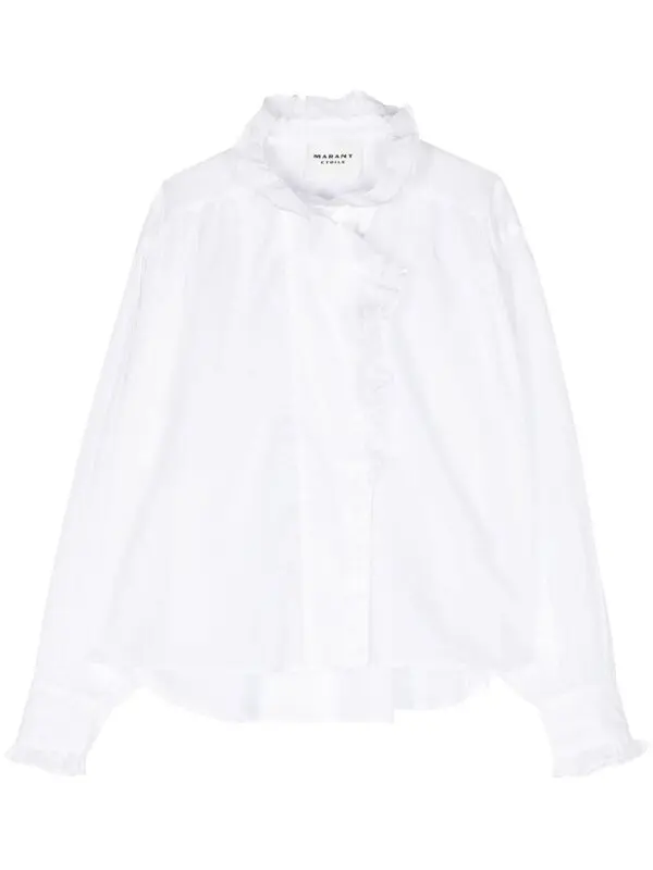 MARANT ETOILE Pamiala Ruffle-trim Blouse
