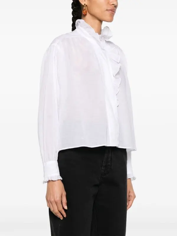MARANT ETOILE Pamiala Ruffle-trim Blouse