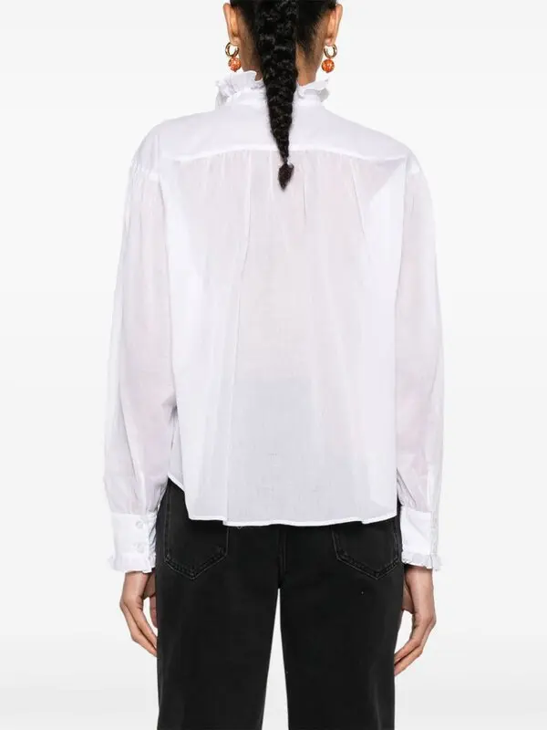 MARANT ETOILE Pamiala Ruffle-trim Blouse