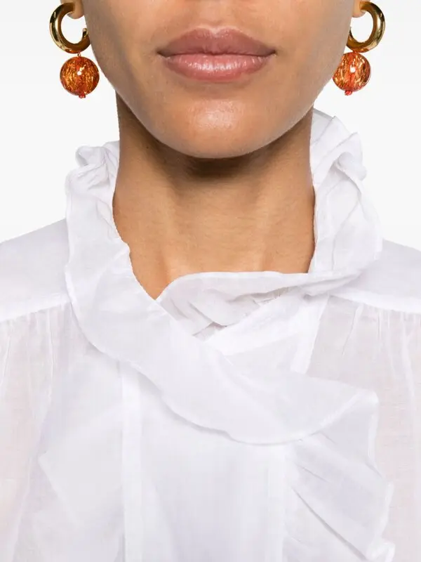MARANT ETOILE Pamiala Ruffle-trim Blouse