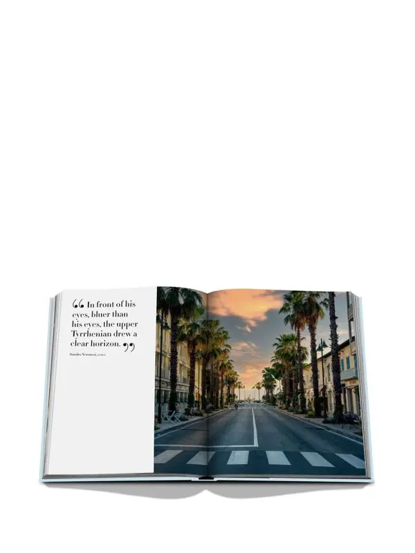 Assouline Forte Dei Marmi Edoardo Nesi Hardcover Book - Blue