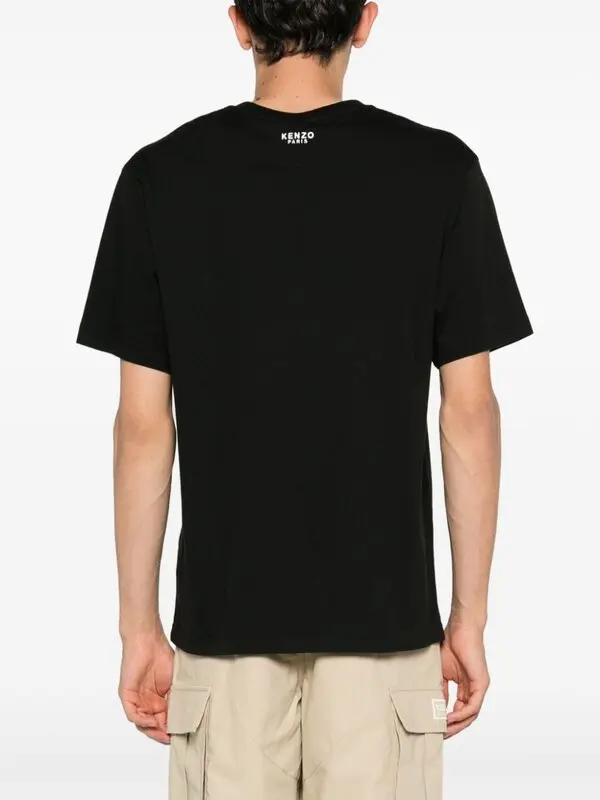 Kenzo Boke Flower-patch T-shirt - Black