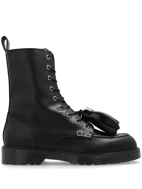 JW Anderson Tassel-detail Lace-up Boots - Black
