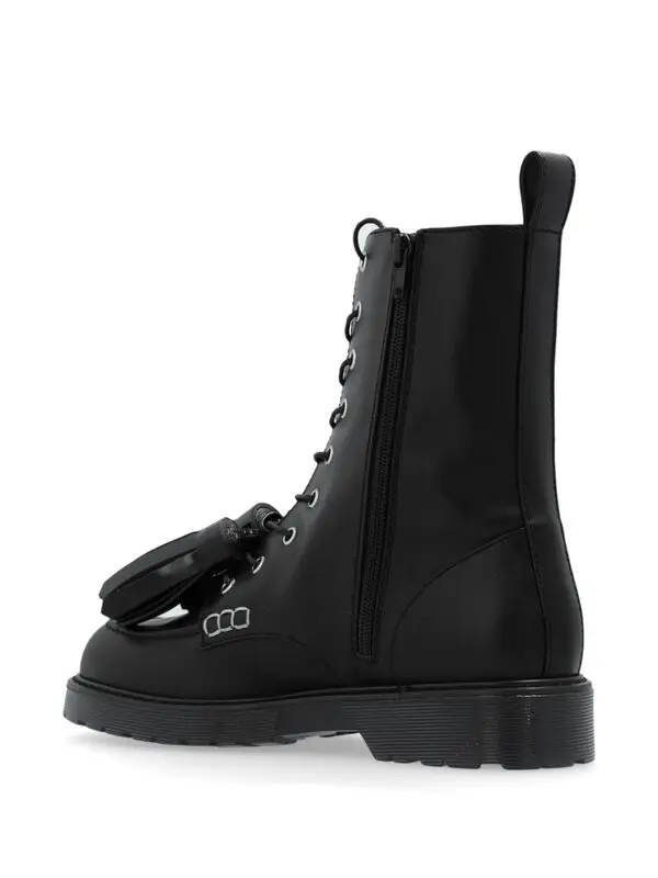 JW Anderson Tassel-detail Lace-up Boots - Black