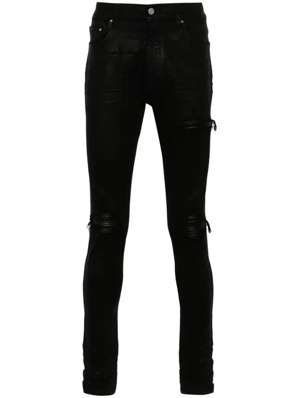 Amiri Waxed Mx1 Skinny Jeans